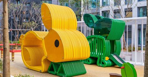 현대건설 세계 최초로 3d 프린팅 어린이 놀이시설물 선봬