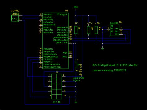 An I2c Eeprom Programmer With An Atmega8 Aslaks Blog