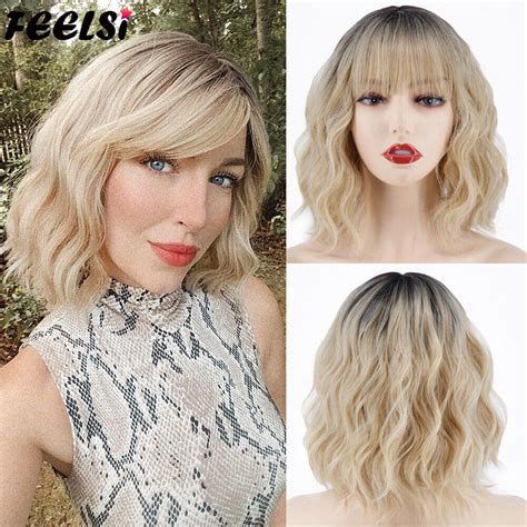 Short Length Platinum Blonde Hair