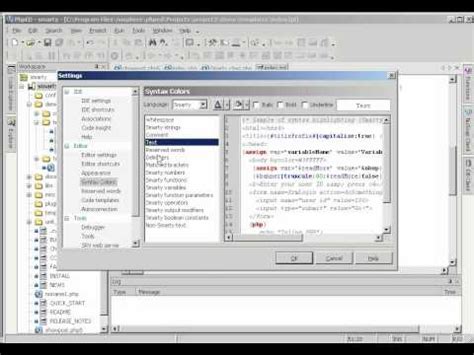 Code HighLighting In Nusphere PHP IDE YouTube