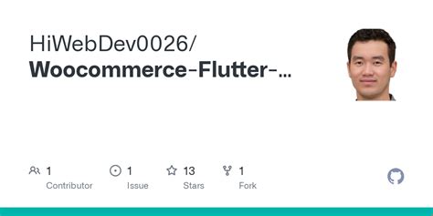 Github Hiwebdev0026woocommerce Flutter App