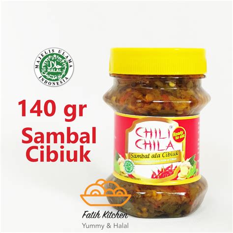 Chili Chila Sambal Cibiuk 140 Gr Halal Sambal Khas Garut Lazada Indonesia
