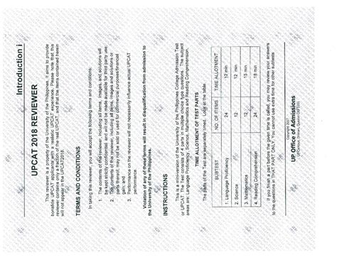 Official Upcat Reviewer Answer Key Introduction I Upcat 2018 Reviewer This Reviewer Is A