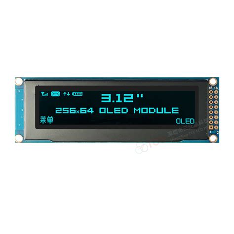 312 Inch 256x64 Blue Lcd Screen Ssd1322 Driver Oled Display Module 312 Inch Lcd And 312
