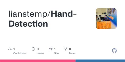 GitHub Lianstemp Hand Detection