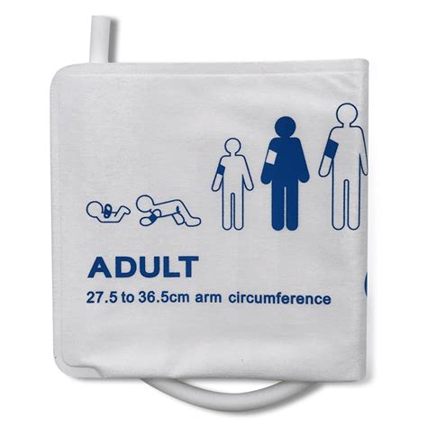 Disposable Nibp Cuff Adult With Single Tube Size 27 5 36 5cm