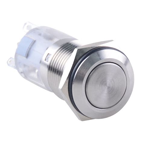 Gl 16f11 Sj Machine Tool Equipment 16mm Flat Button 1no1nc Anti Vandal Switch Without Light