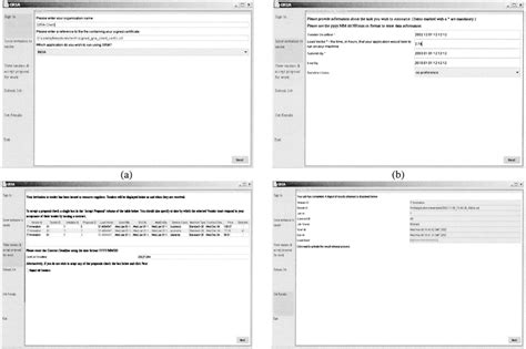 examples of the graphical user interface gui used in the experiments