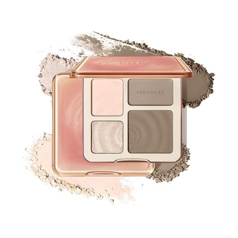 Палетка для макияжа лица Judydoll 2 IN 1 Highlighter Contour Palette ...