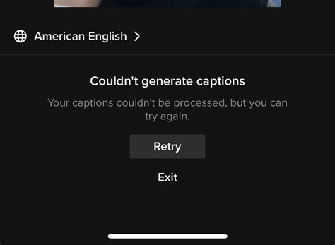 Anyone Know How To Resolve This Caption Generation Error Rtiktokhelp
