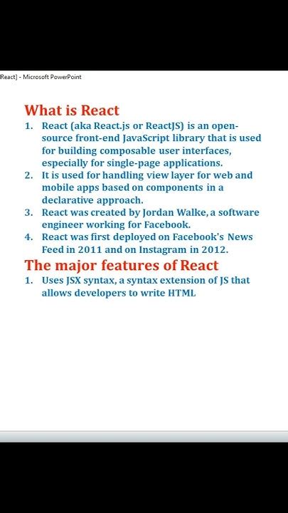 Day 1 Important React Questions By It Mnc Company Shorts Short