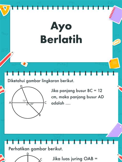 Hubungan Sudut Pusat Panjang Busur Dan Luas Juring 2 Pdf