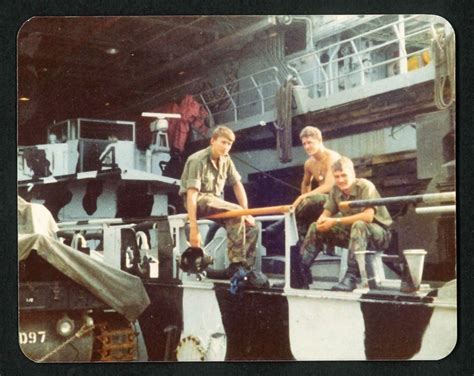 Coloured Photograph Of Crew Onboard Hms Fearless During The Falklands War 79698 Ehive