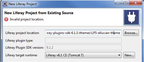 Eclipse How To Import Liferay Theme Stack Overflow
