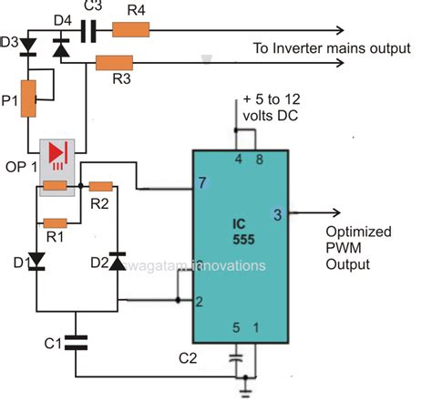 Automatic Inverter Output Voltage Correction Circuit Homemade Circuit