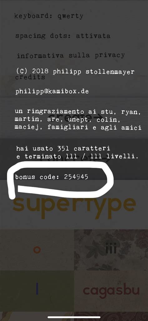 There Is This Weird Code In The Credits Of Supertype What Does It Mean Mobilegaming