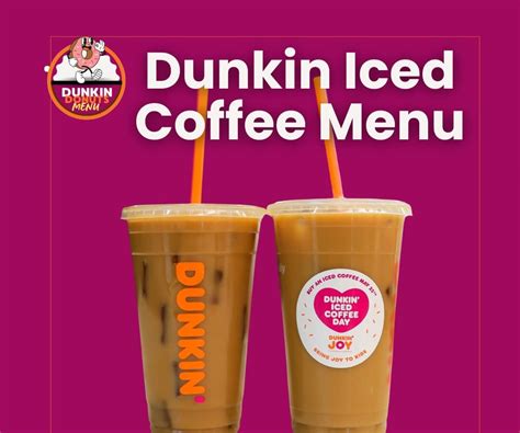 Dunkin Iced Coffee Menu Secrets Best Flavors Unbeatable Prices