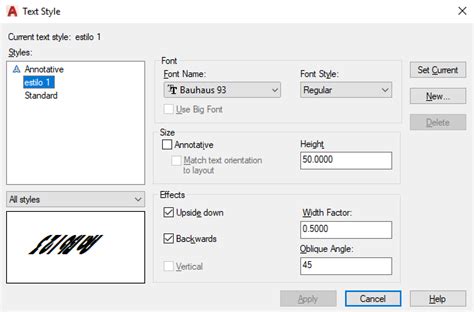 AutoCAD 2D Textos Estilos De Texto Y Texto De Tipo Single Line MVBlog