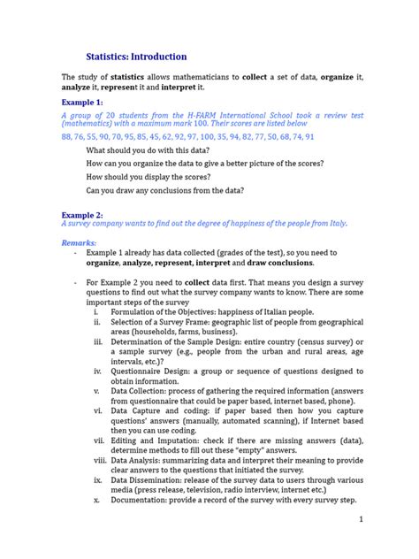 1 Intro Statistics Data Pdf Survey Methodology Sampling Statistics