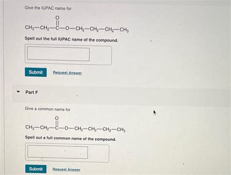 Solved Give The IUPAC Name For Spell Out The Full IUPAC Name Chegg Com