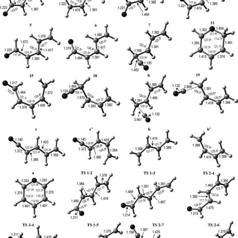 Ub3lyp 6 31g D P Optimized Geometries Of Selected Ions [c 5 H 6 O