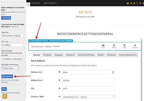 Woocommerce Manage Woocommerce Settings From The Frontend