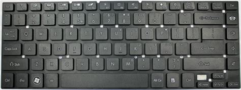 Gateway ID Series ID H Black Laptop Keyboard Keys