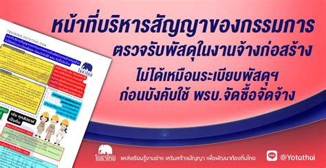 หน้าที่บริหารสัญญาของกรรมการตรวจรับพัสดุในงานจ้างก่อสร้างไม่ได้เหมือนระเบียบพัสดุฯ ก่อนบังคับใช้