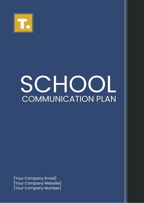 Free School Communication Plan Template To Edit Online