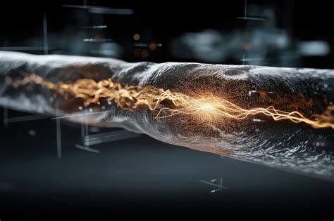 particle phasing through glowing barrier trails show quantum tunneling