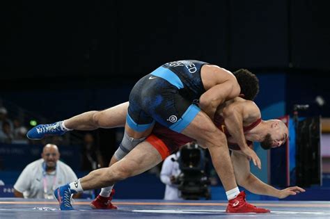 المصري محمد جبر يهدر برونزية مسابقة المصارعة اليونانية الرومانية النهار