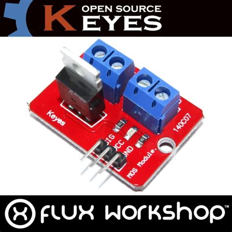 Keyes Mosfet 24v Driver Module Md 180 Tube Arduino Irf520n Pwm Flux