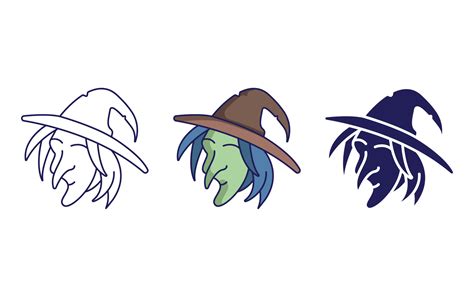 Wicked Witch Icon Vector Art At Vecteezy