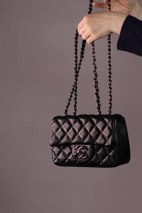 Женская сумка Chanel 21 black, женская сумка Шанель черного цвета (ID ...