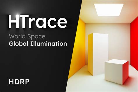 Htrace World Space Global Illumination Level Design Unity Asset Store