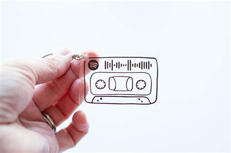 Spotify Song Keychain Diy T 1 7 Mom Envy