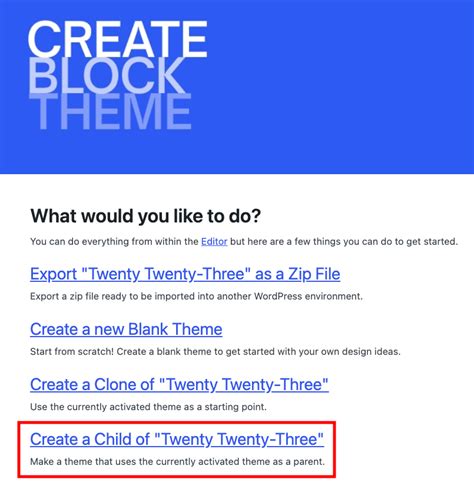 How to create and customize WordPress child theme