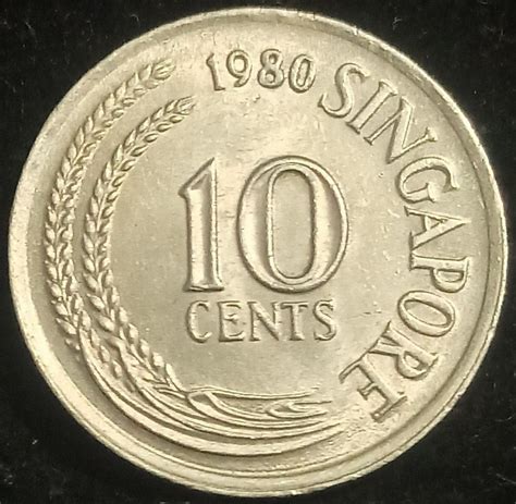 1980 10 Cents Singapore Ci 1 Hobbies And Toys Memorabilia