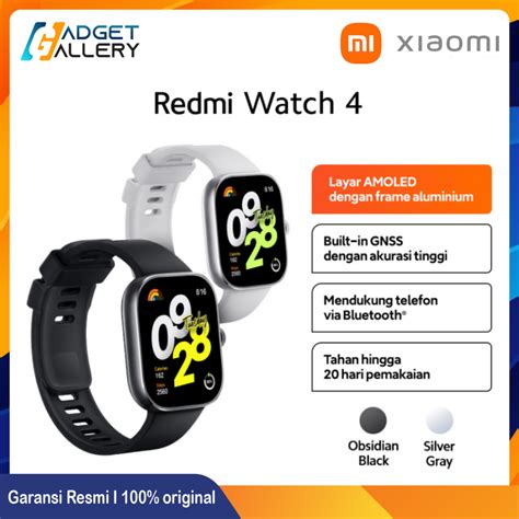Jual Xiaomi Redmi Watch 4 AMOLED 1 97 SmartWatch Garansi Resmi 1 Tahun Shopee Indonesia