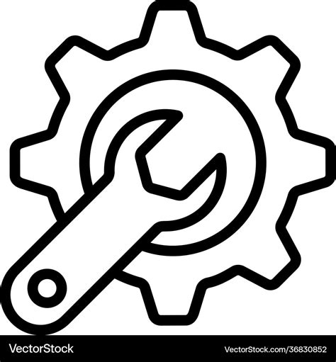 Technical Tools Royalty Free Vector Image VectorStock