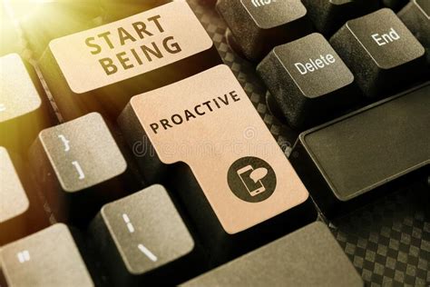 Handwriting Text Start Being Proactive Word For Control Situations By