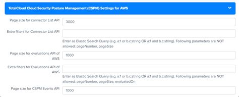 Totalcloud Cspm Settings For Aws