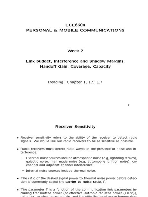 week2 pdf decibel bandwidth signal processing