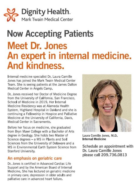 Now Accepting Patients Meet Dr Jones An Expert In Internal Medicine