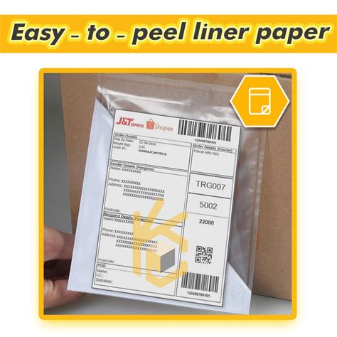 Box Consignment Note Pocket A4a5a6