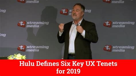 Hulu Defines Six Key Ux Tenets For 2019 Youtube