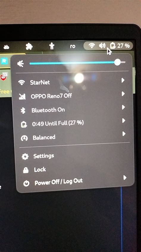 Brightness Configuration Bar Has Disappeared R Fedora