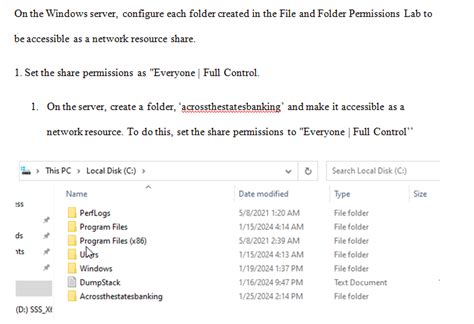 Itt 121 File And Print Sharing Homework Help