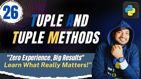 26 Python Tuple And Tuple Methods Codersindia By Rohit Tyagi