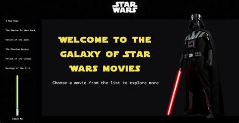 Github Reutb296star Wars Api